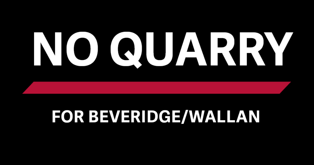 NO QUARRY group shares concerns with local member Danielle Green ...